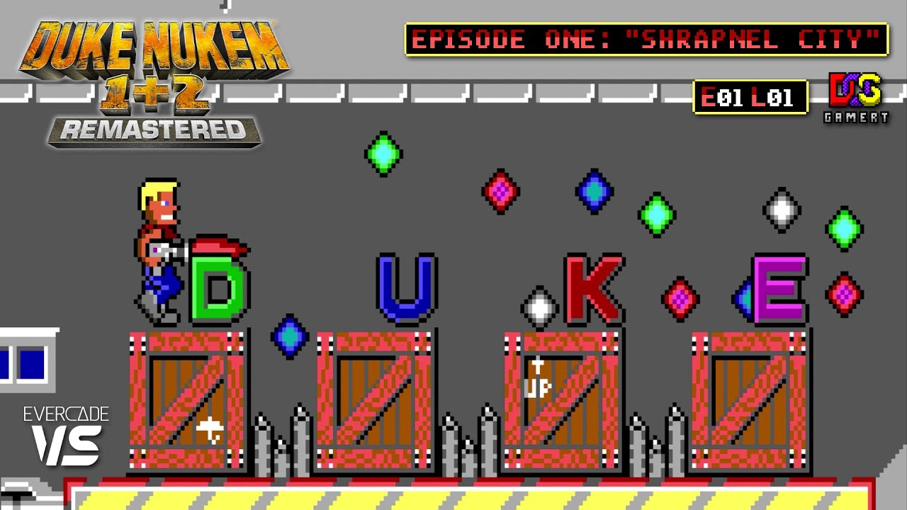 Duke Nukem 1 & 2 Remastered - Duke Nukem 1 - Episode 1: Level 1 (2023 ...