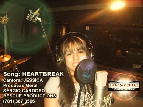 Jessica Cabral recording at RESCUE PRODUCTIONS RECORDING STUDIO - YouTube
