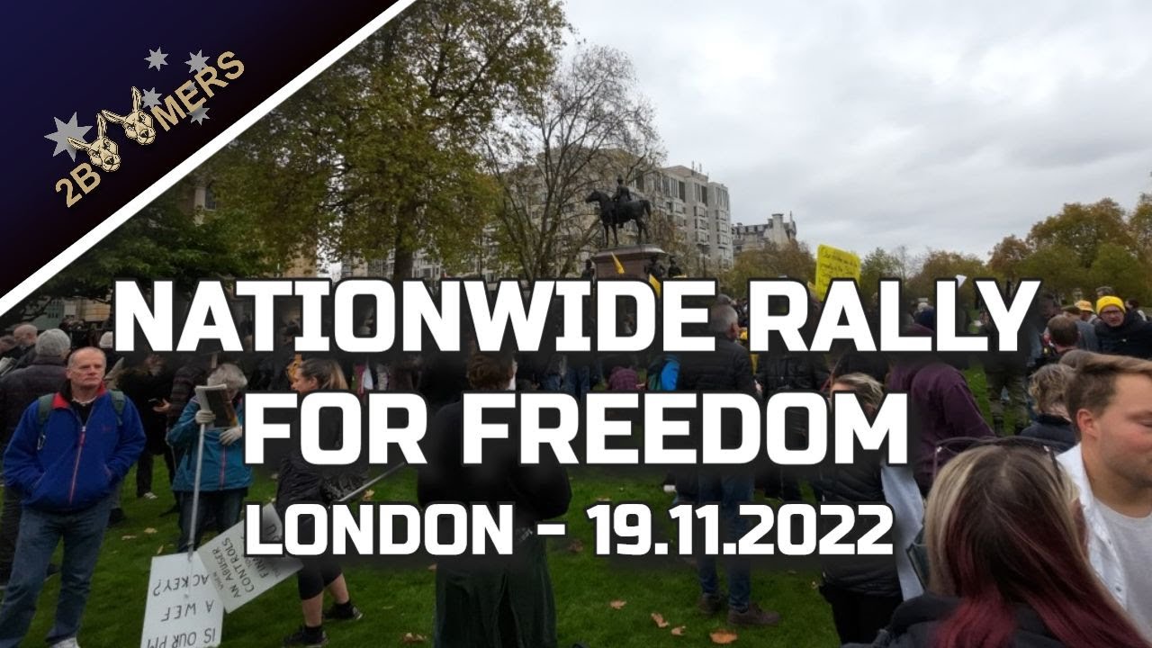 NATIONWIDE RALLY FOR FREEDOM LONDON ON 19.11.2022 - YouTube