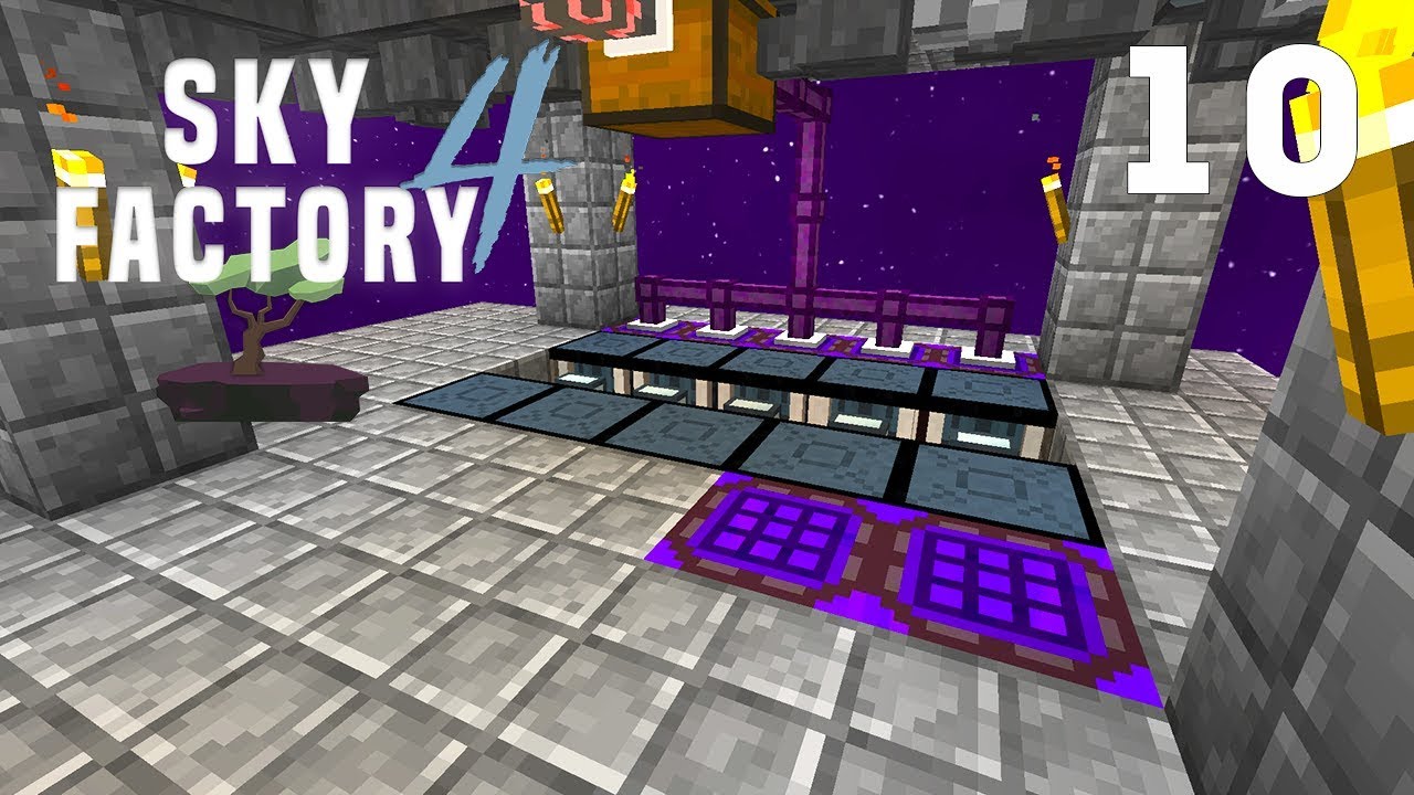 Sky Factory 4 - Ep. 10: INFINITE INGOTS! (Modded Minecraft 1.12) - YouTube