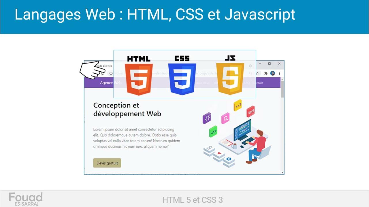 Langages web : HTML, CSS et JavaScript | Formation HTML5 et CSS3 - YouTube