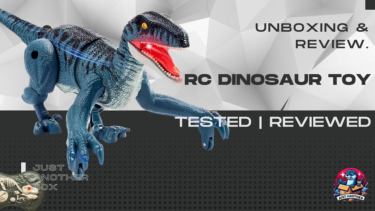 HANDSONIC RC Dinosaur Toy – Mini Velociraptor with Lights & Roar for ...