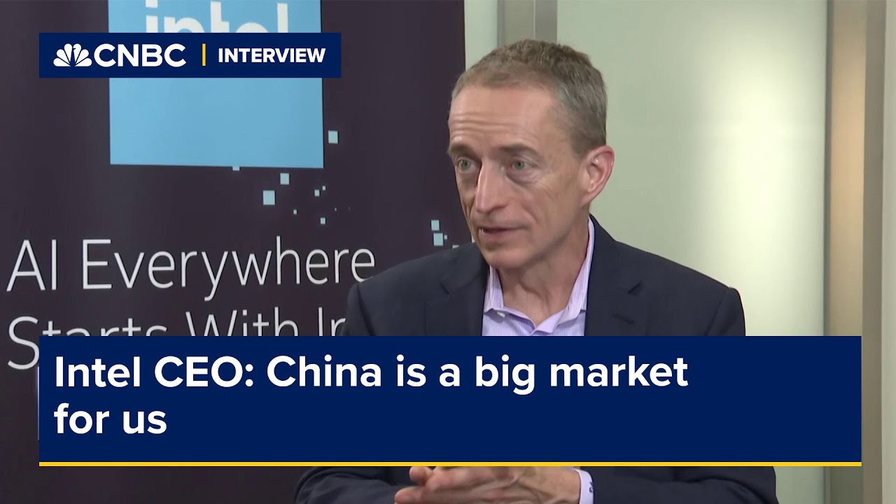 Intel CEO: China is a big market for us - YouTube