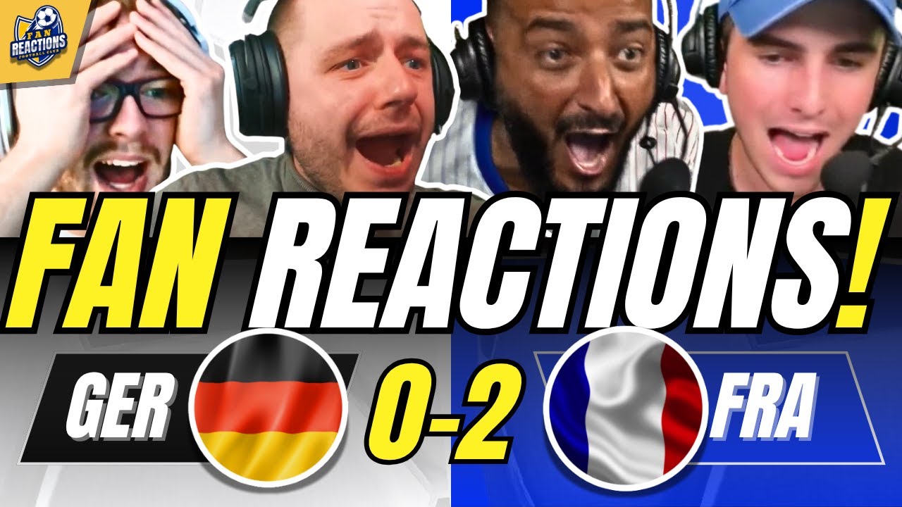 FRANCE & GERMANY FANS REACTION TO GERMANY 0-2 FRANCE | UEFA NATIONS ...