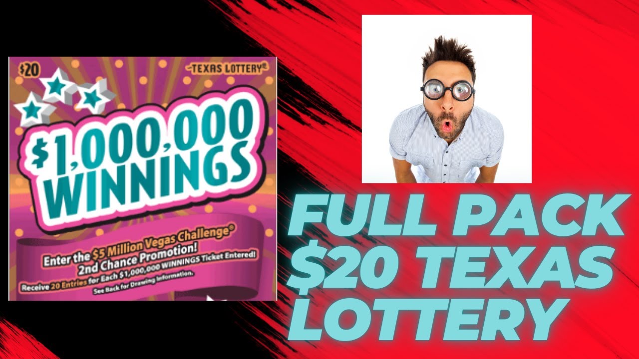 $1,000,000 Winnings Texas Lottery Scratch Off New ticket Full Pack ...