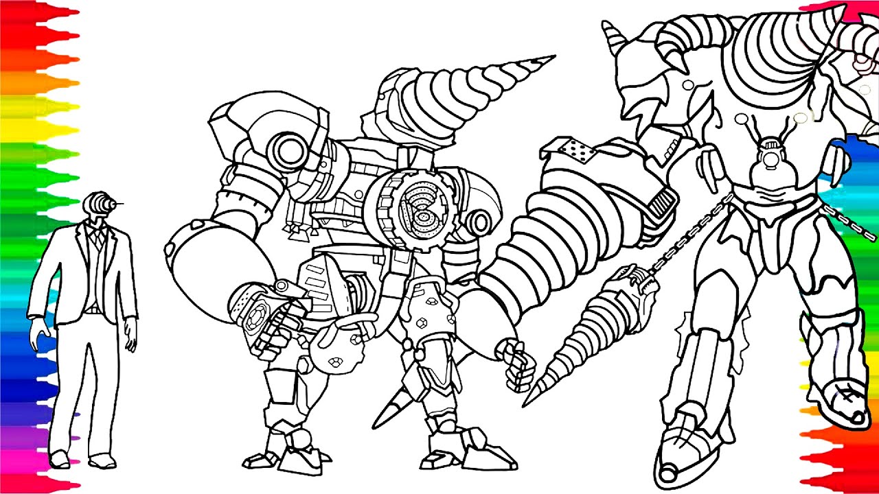 Skibidi Toilet New Coloring Pages / How to color EVOLUTION OF NEW ...