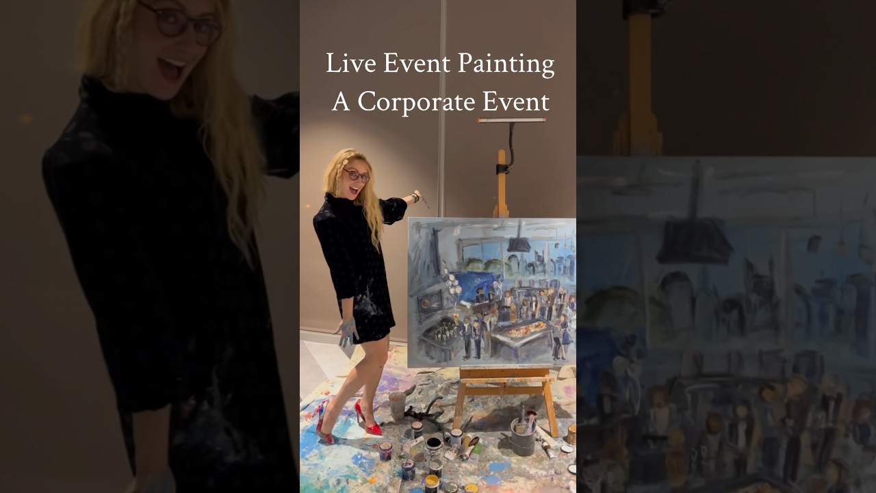 Live Event Painting Videos | Wedding Painting | Paint Your Events