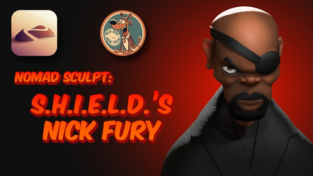 nomad sculpt- sculpting the avengers Nick Fury - YouTube