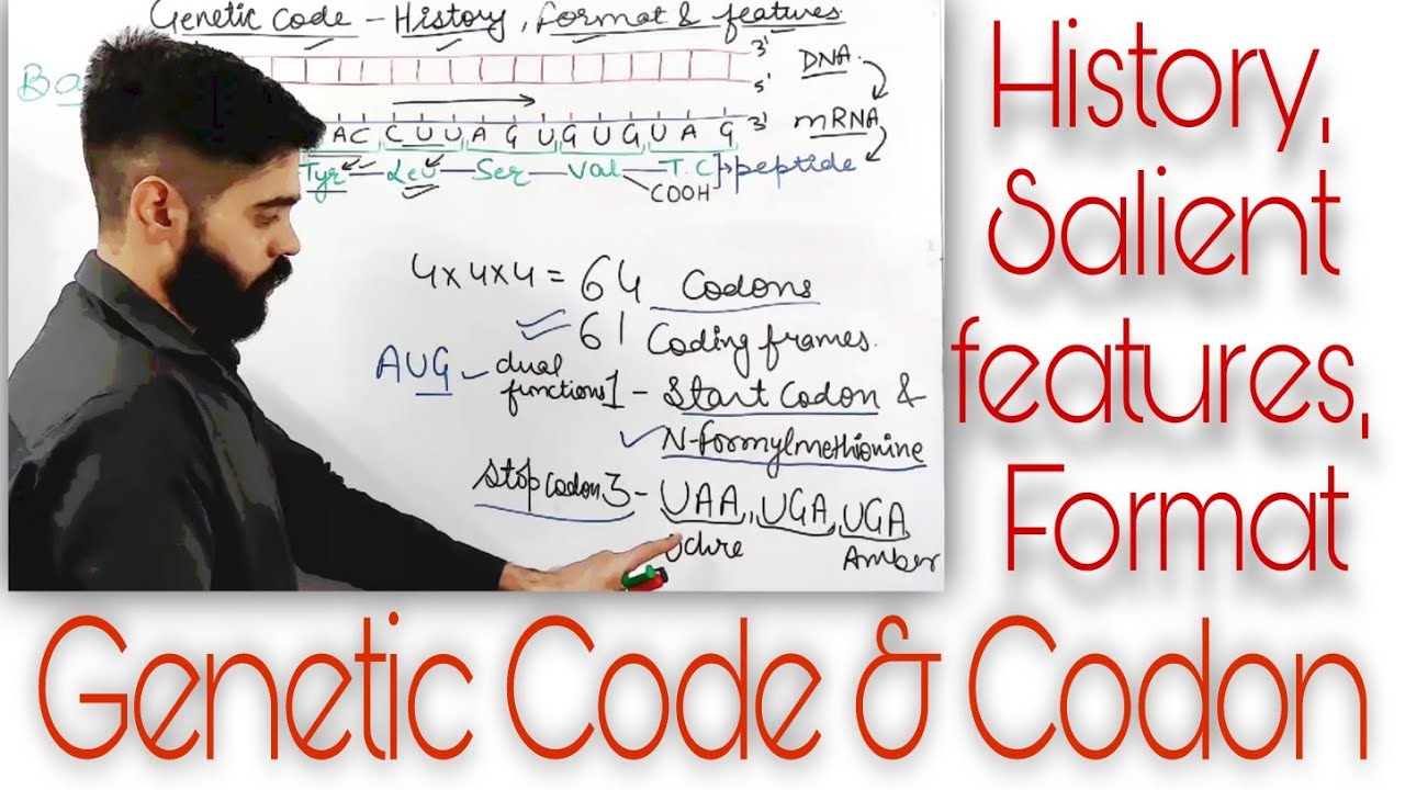 Genetic code - Salient features & History | Molecular Basis of ...