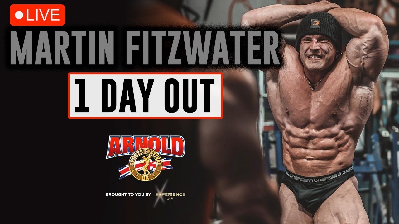 LIVE 🔴 Martin Fitzwater 1 DAY OUT 2022 Arnold Classic UK | INTERVIEW 1 ...