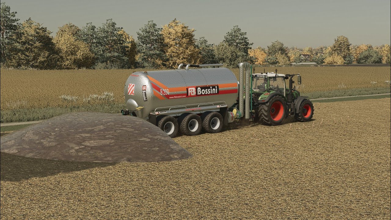 FS22 |FENDT 724+BOSSINI B280 |Cab view+sound - YouTube