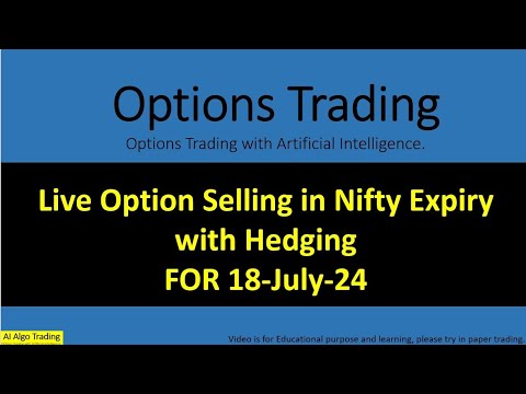 Nifty Levels drawing and live training of option selling, How much ...
