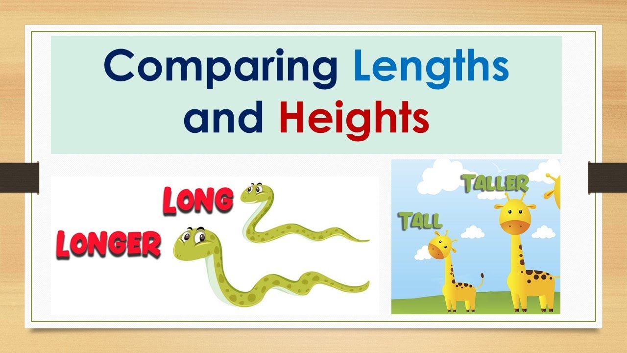Lesson: Comparing Lengths and Heights - YouTube