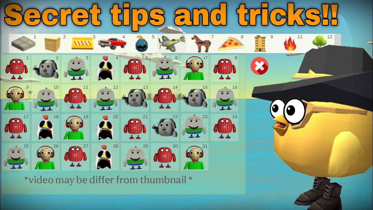 HIDDEN SECRETS & GLITCHES OF CHICKEN GUN 🐓🔫 - YouTube