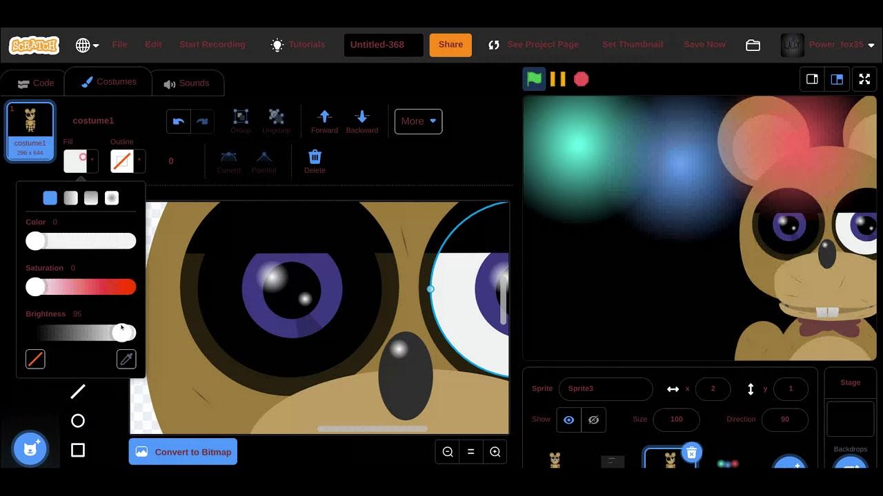 How to make a fnaf game on scratch part 1 - YouTube