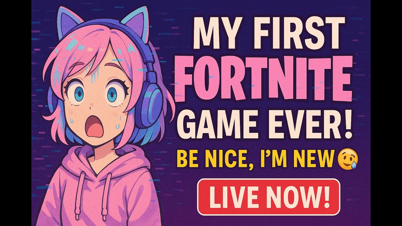 My FIRST Fortnite Game Ever! | Be Nice, I’m New 😅 | LIVE Now! - YouTube