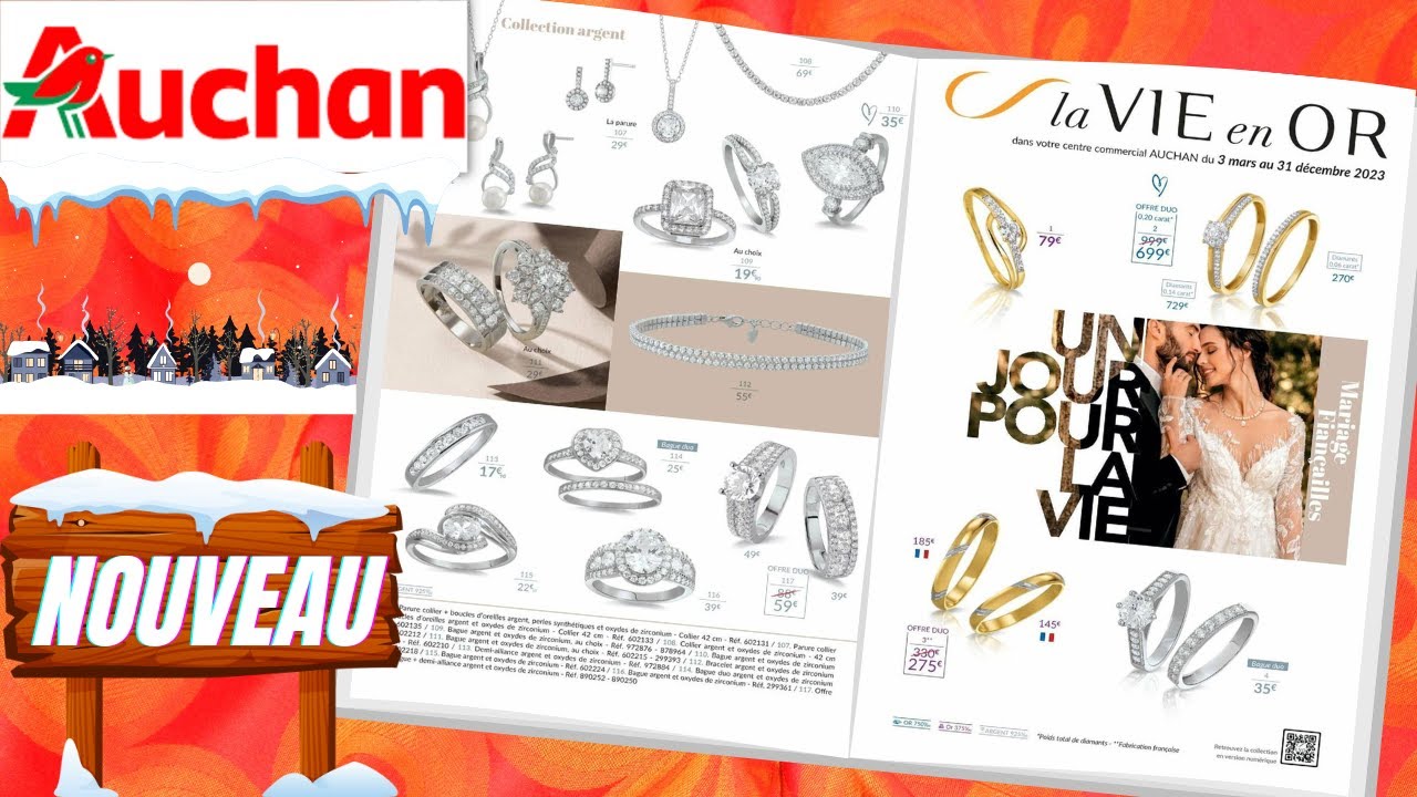 Les plus belles offres de bijoux de AUCHAN France en 2023 - Découvrez ...