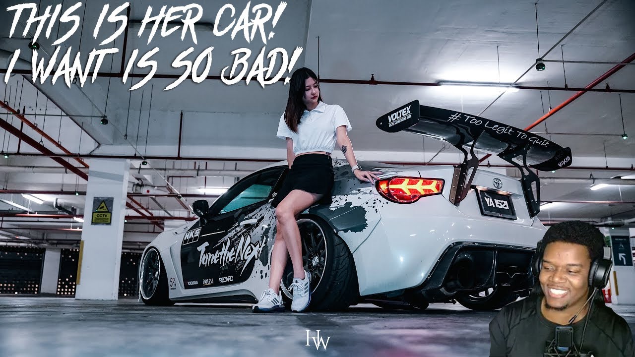 MY FIRST LOOK AT - JDM Girl with Aimgain Toyota GT86 Night Drive Car ...