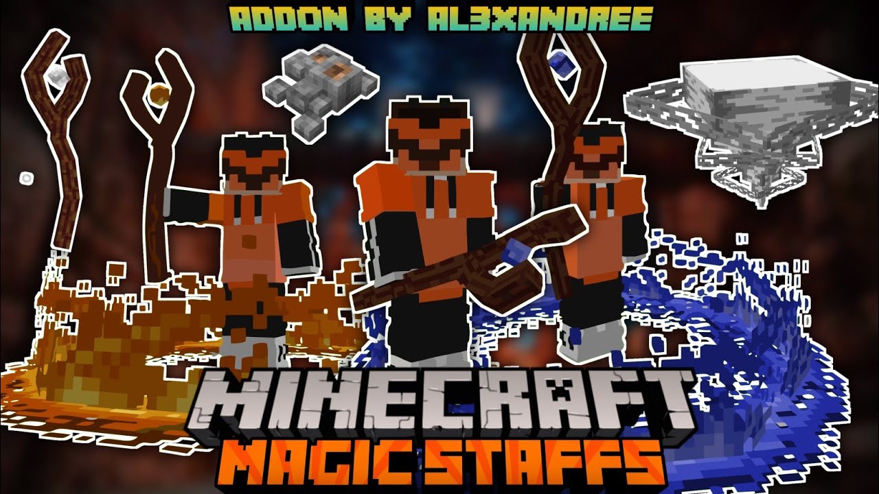 Magic Mod Minecraft Pe - Magic Staffs Addon (Craftable) | MCPE Mod and ...