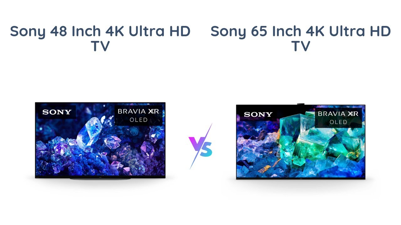 Sony 48 Inch vs 65 Inch 4K Ultra HD TV Comparison - YouTube