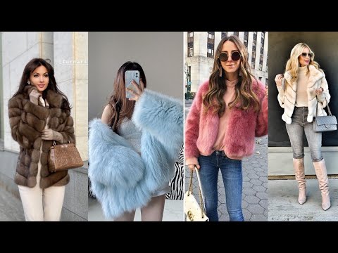 How to style fluffy jacket // fluffy jackets//#fashion @FASHIONSTYLE ...