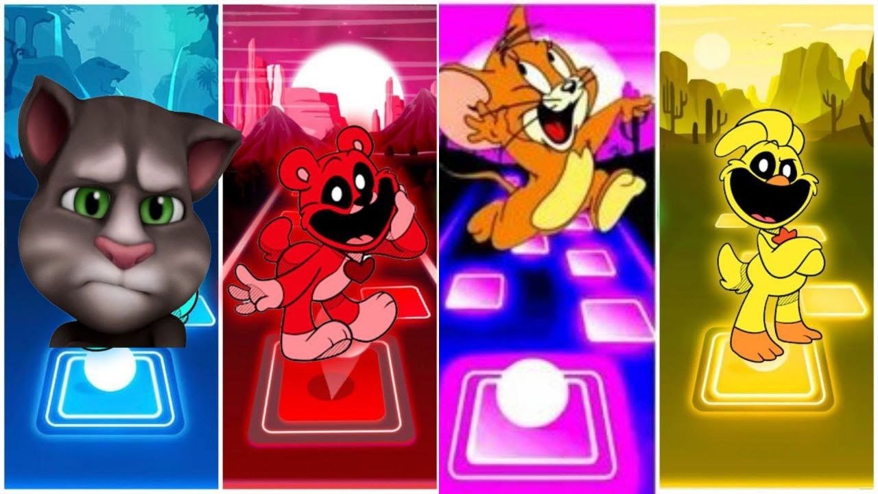 Talking Tom vs Tom and Jerry vs poppy playtime 5 - YouTube