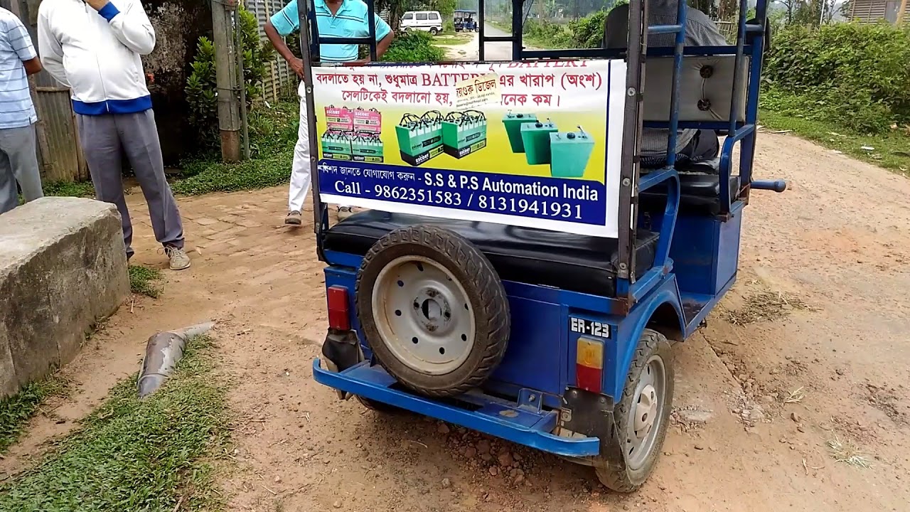Unique Solar Energy-efficient E-Rickshaw. - YouTube