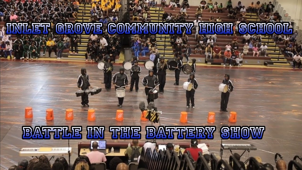 Inlet Grove Community High School Drumline | "Battle of the Battery ...