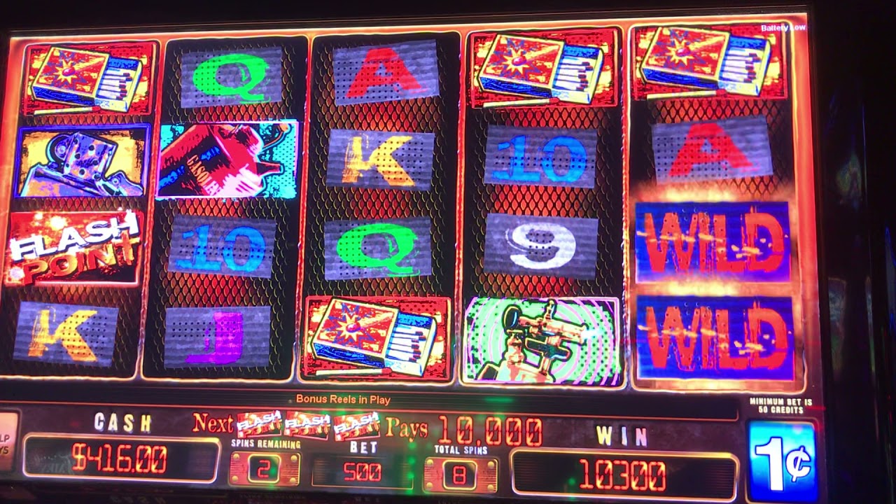 Slot Machine Big Hits/Bonus Play Action - YouTube