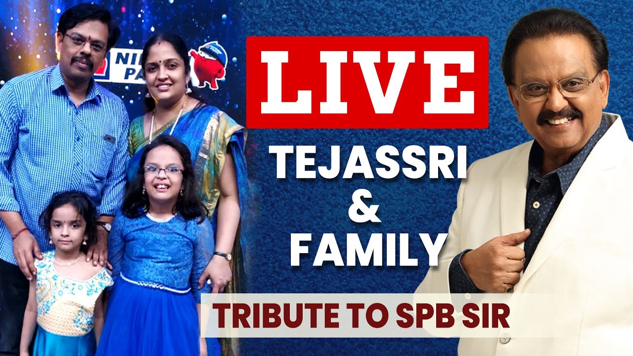Live with Super Singer Teju and Family | Sharing Memories of SPB | RIP ...