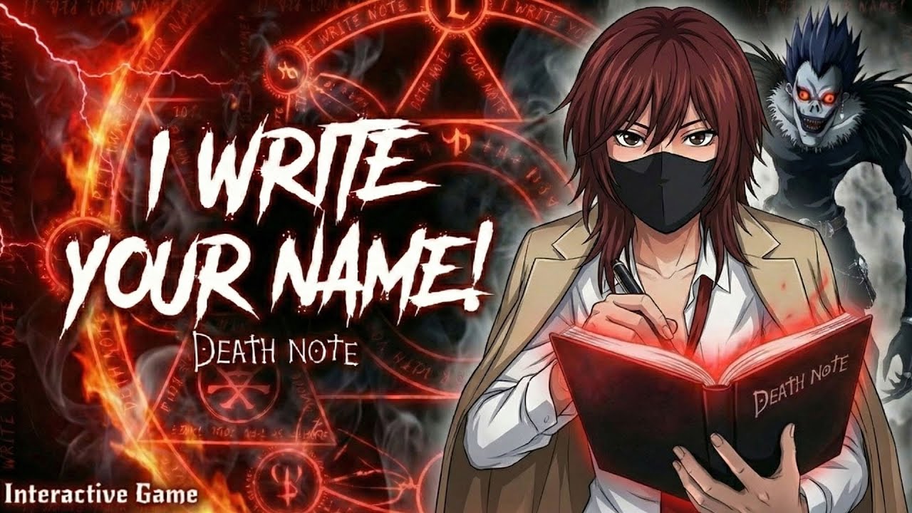 Death Note LIVE Game ️ - Type Your Name | Viewer Interactive Stream ...