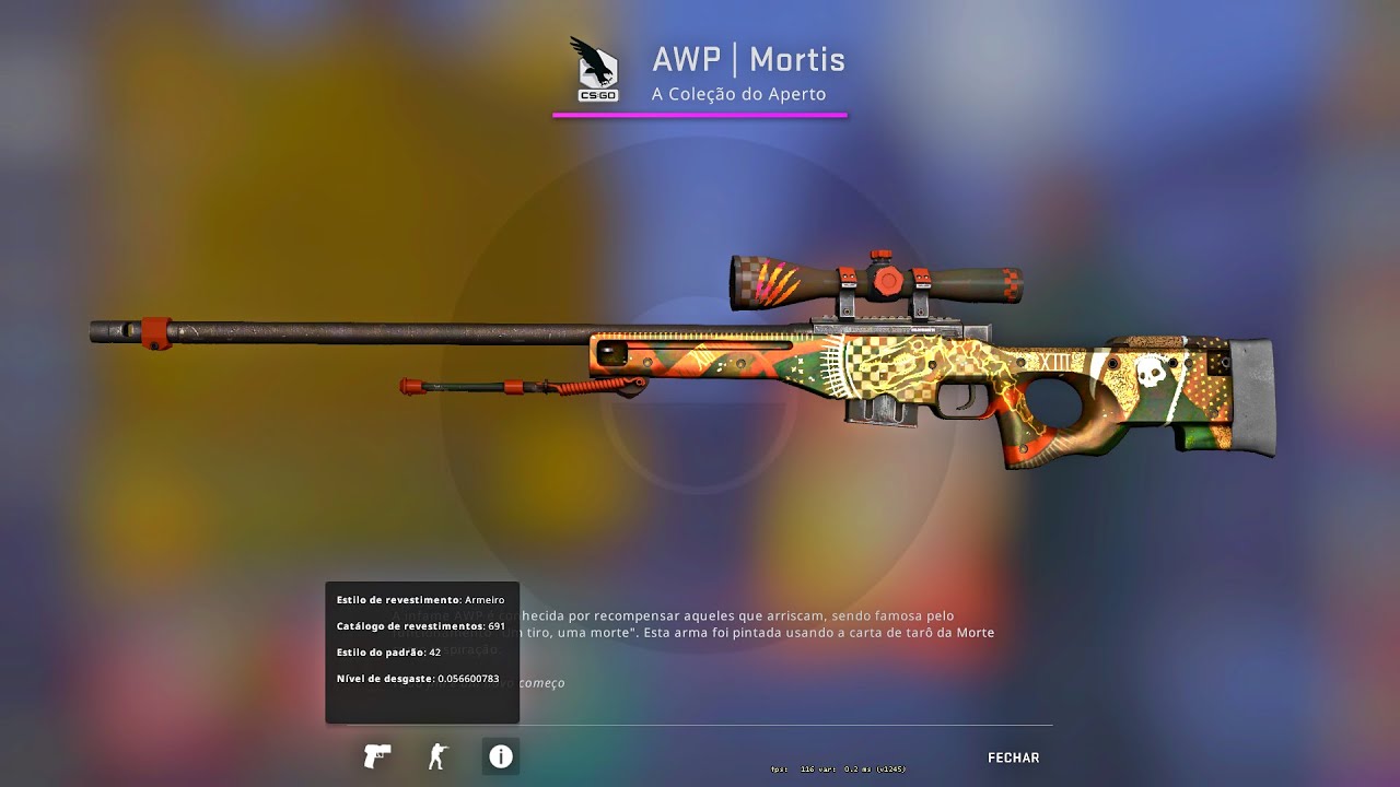AWP | Mortis Nova de Fábrica CSGO - YouTube