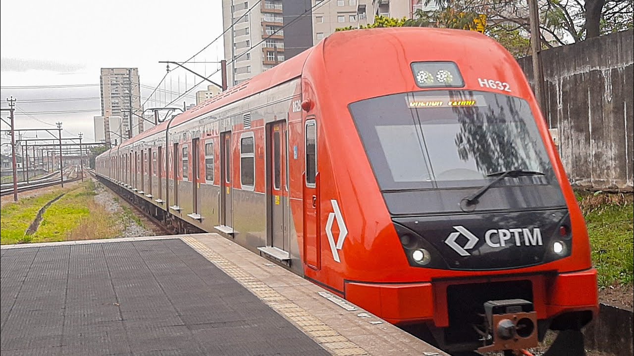 Série 8500 (H632) Chegando em Tatuapé - CPTM - YouTube
