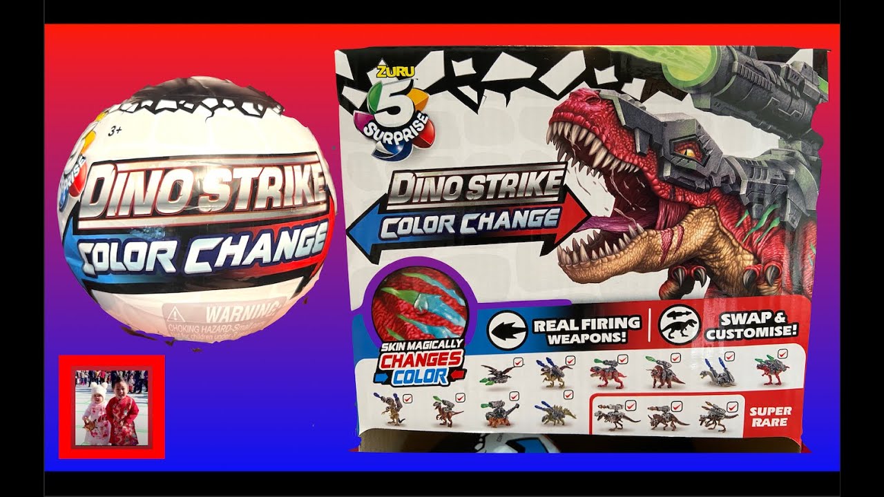 Unboxing Dino Strike Part 2, 5 Surprise, $5.99 at Target - YouTube