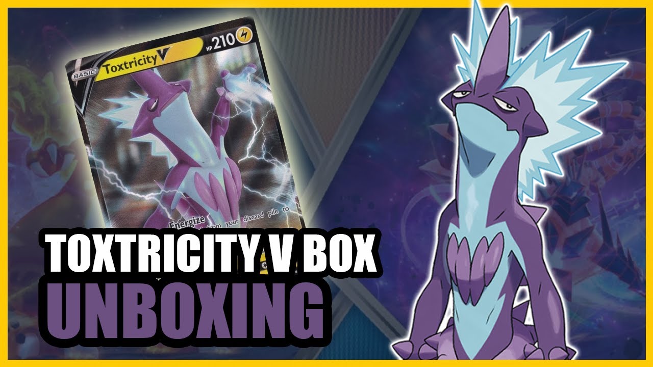 POKEMON UNBOXING - TOXTRICITY V BOX & SOME BOOSTERS! - YouTube