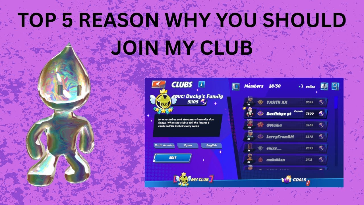 TOP 5 REASON WHY YOU SHOULD JOIN MY CLUB - YouTube