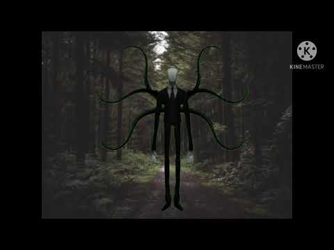 Slenderman green screen (creepy forest).