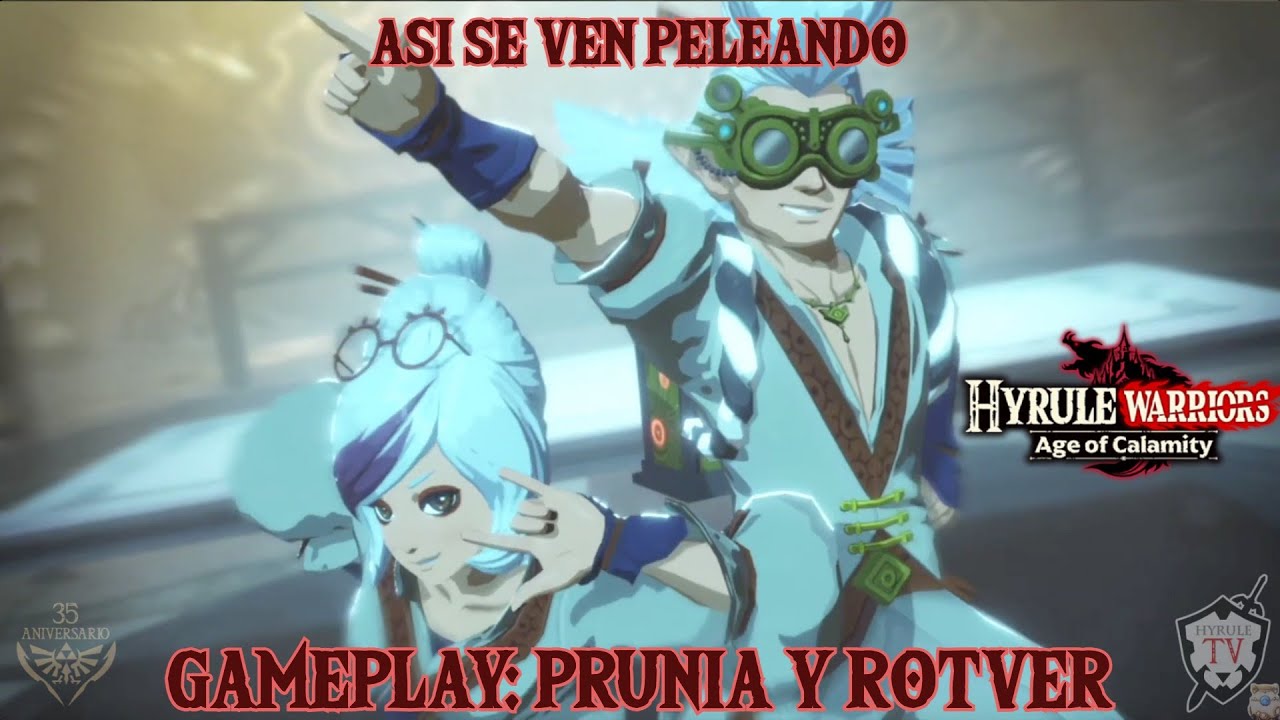 Prunia y Rotver: Así se ven - Hyrule Warriors Age of Calamity DLC (The ...