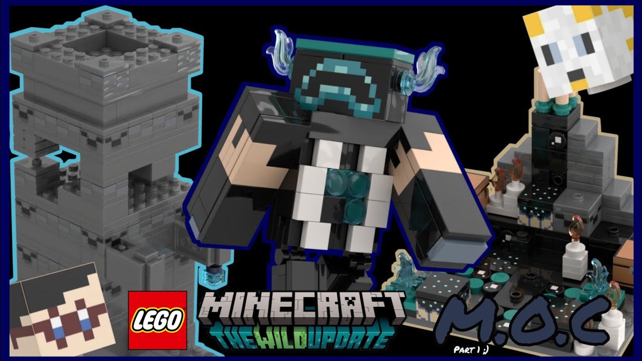 [M.O.C] Lego Minecraft The Wild Update||The Deepdark city (w/_ACE ...