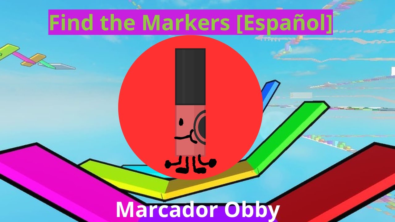 Como conseguir el Marcador Obby (Difícil) - Find the Markers | Roblox ...