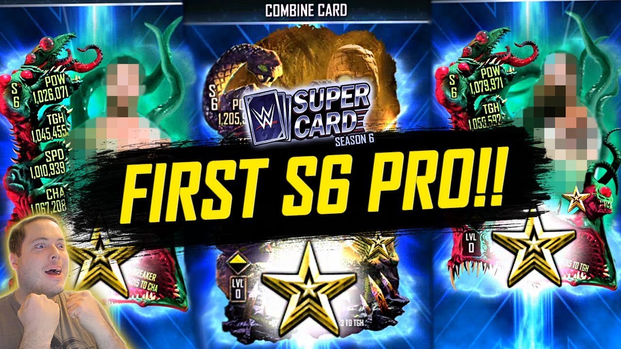 MY FIRST SEASON 6 PRO!! Gravy Train Pack Opening! | WWE SuperCard S6 ...