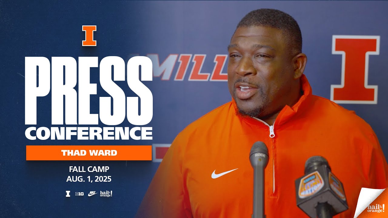 Illinois Football | Thad Ward Press Conference 8/1/25 - YouTube