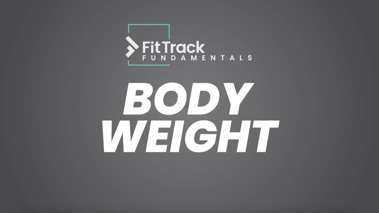 How To Measure: Body Weight - YouTube