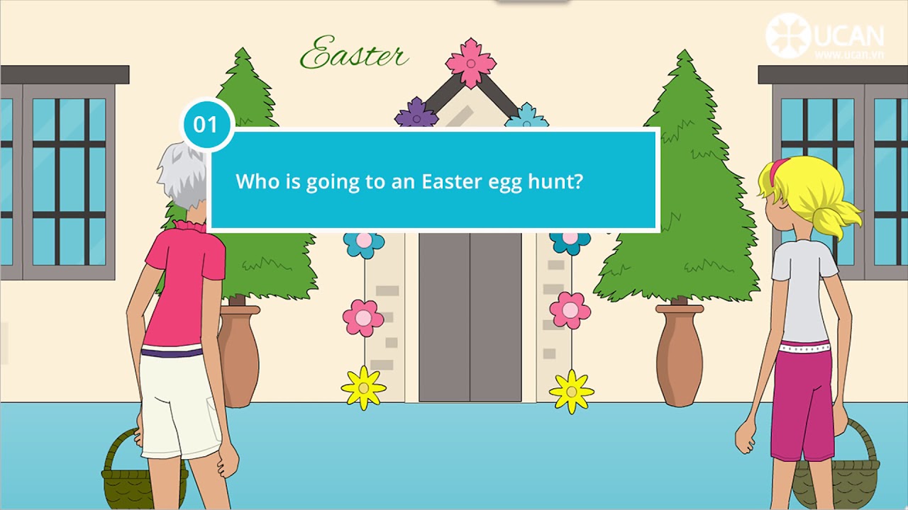 Learn English Via Listening Beginner Lesson 9 The Easter Egg Hunt - YouTube