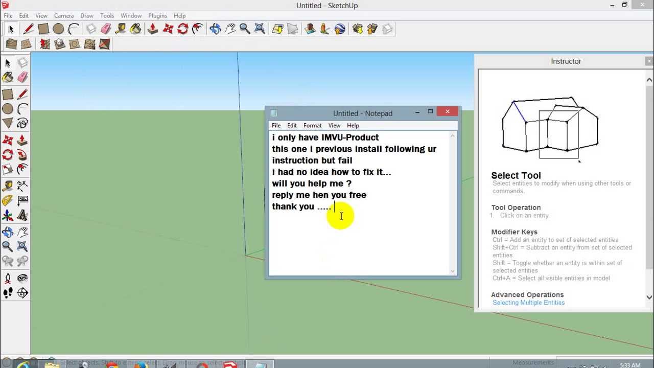 SKETCHUP fix it - YouTube