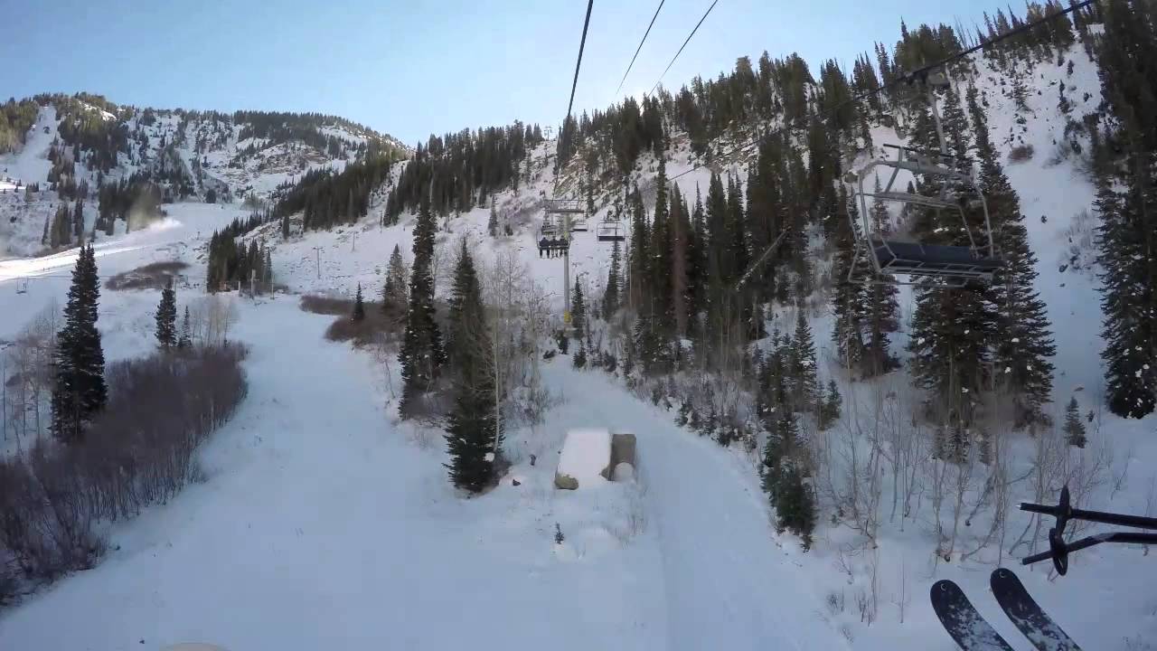 First day of the 2015-2016 season at Snowbird - YouTube