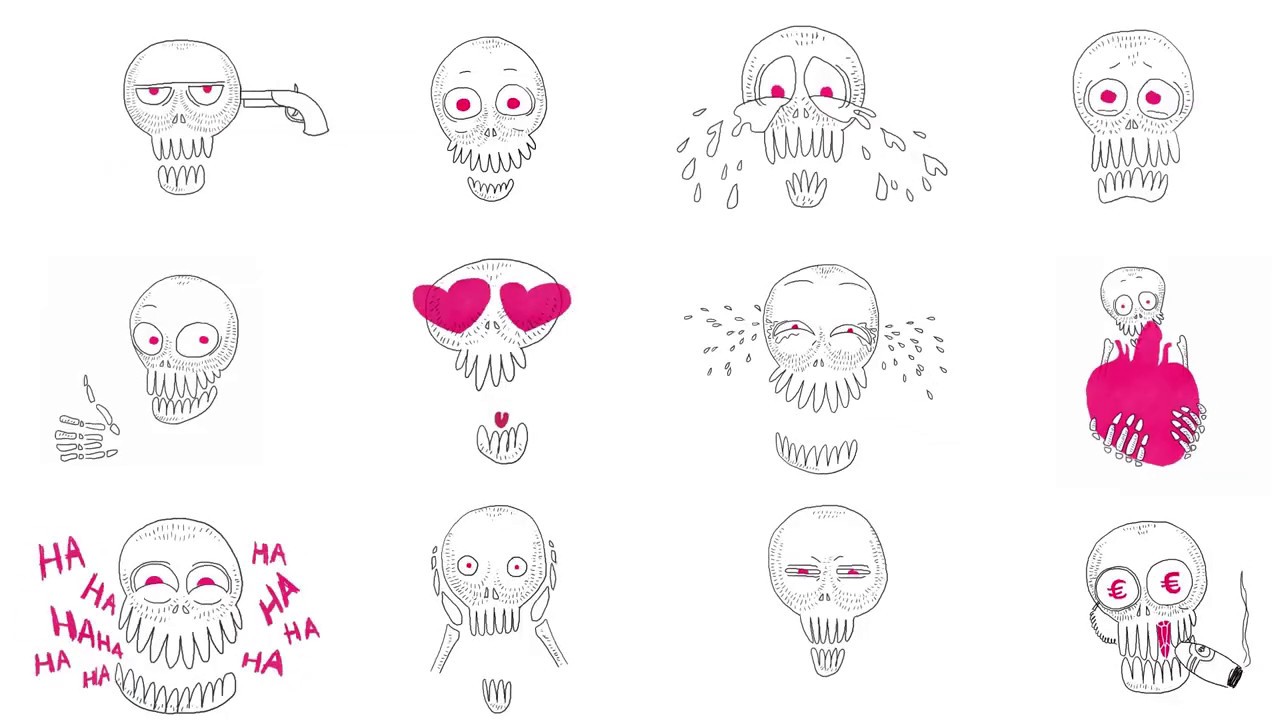 Deadly Emoji - 13 émojis en motion design - YouTube