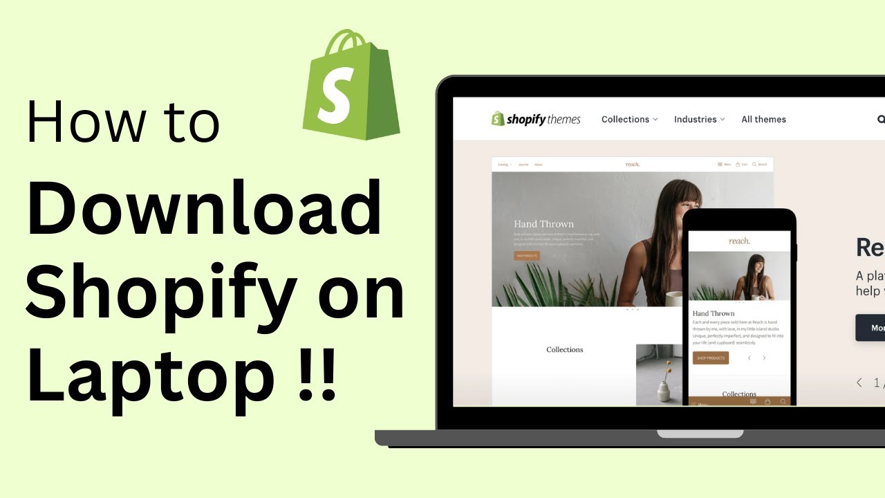 How To Download Shopify App On Laptop ! - YouTube
