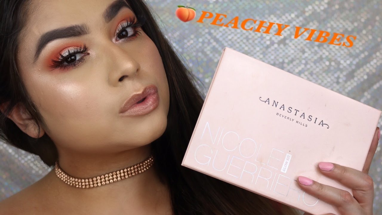 Peachy vibes | SpringTutorial |Nicole Guerriero GlowKit - YouTube