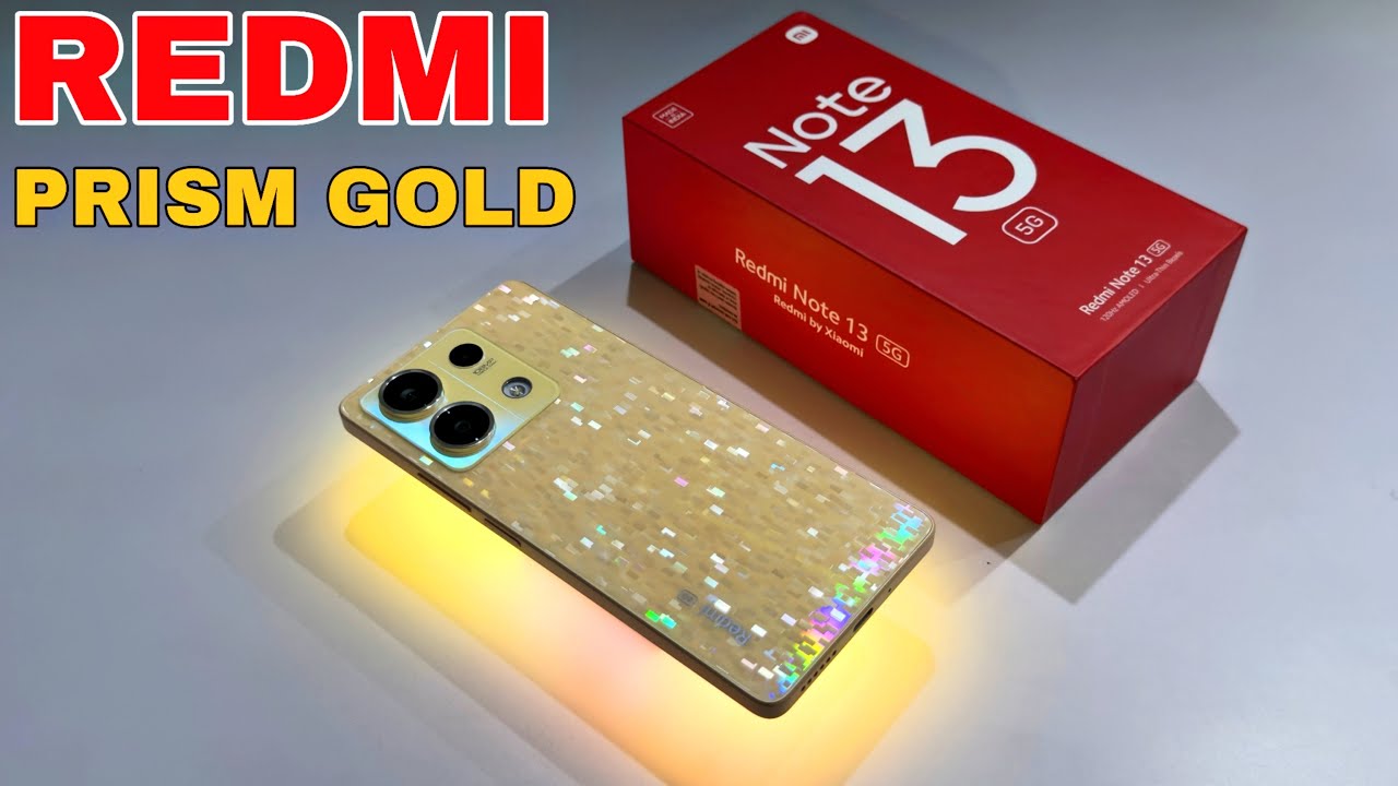 Redmi Note 13 5G Prism Gold ⚡ Latest Unboxing & Review ⚡ Camera ⚡ Price ...